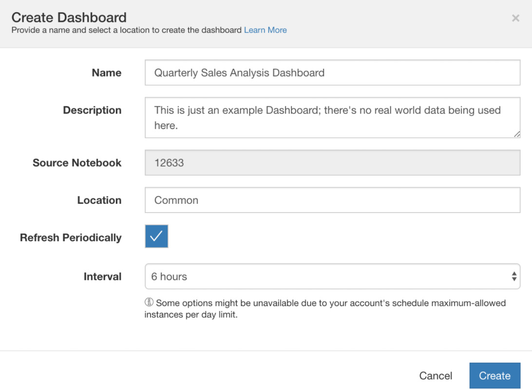 Dashboard Setup Tutorial - Qubole