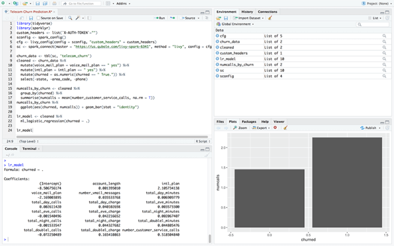 Using Rstudio to Train ML Models with Qubole | Qubole
