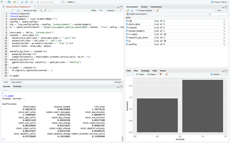 Using Rstudio to Train ML Models with Qubole | Qubole