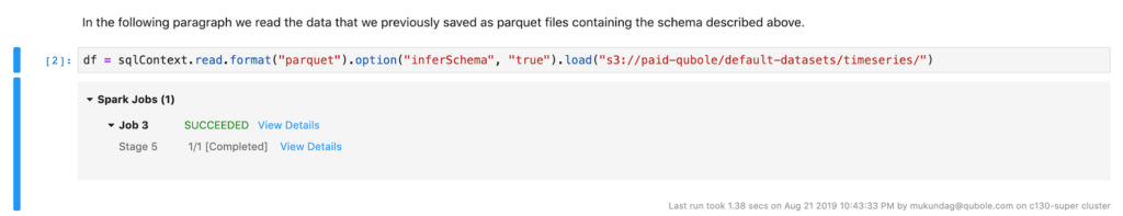 Analytics and ML with Jupyter Notebooks and Apache Spark | Qubole