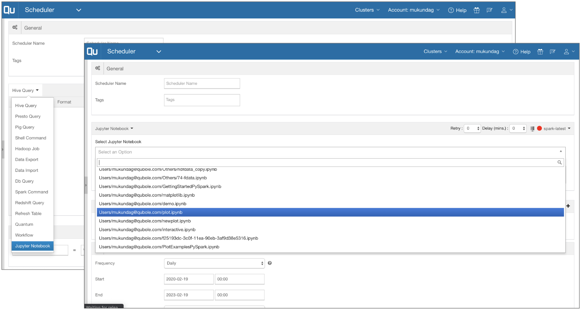 Data Science on Enhanced Jupyter Notebooks | Qubole