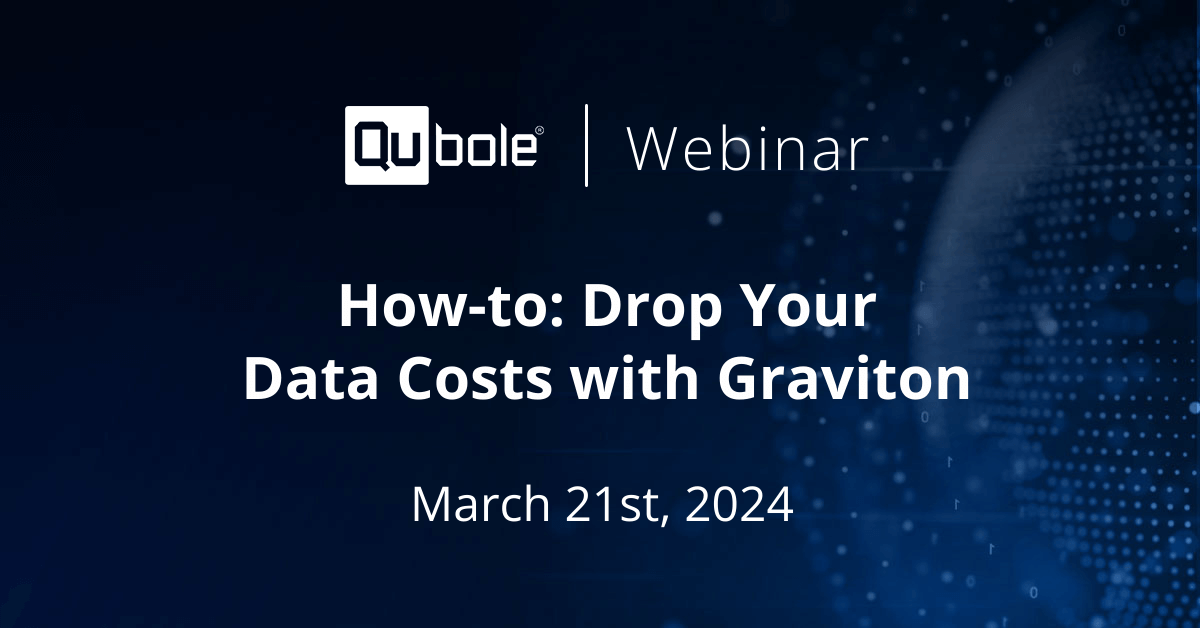 How-to: Drop Your Data Lake Costs with Graviton - Qubole